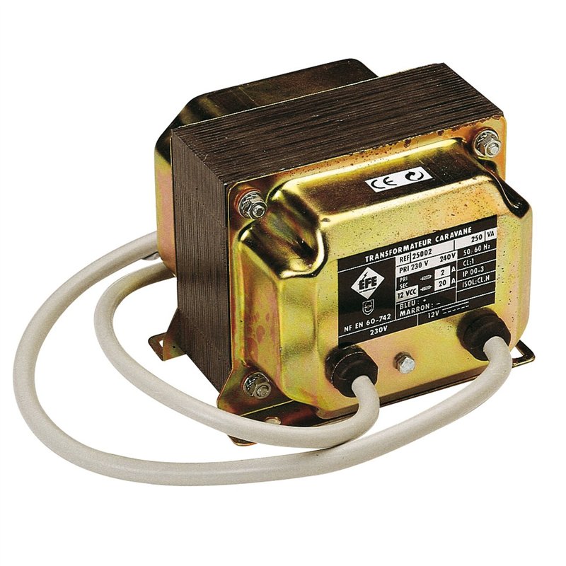 transformateur montage interne avec fusible 240 watts