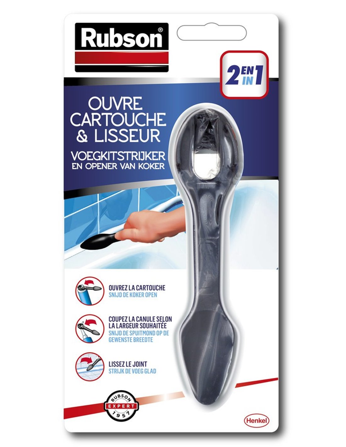 Easy Service Cutter Et Lisseur pour silicone - RUBSON - Electricité et ...