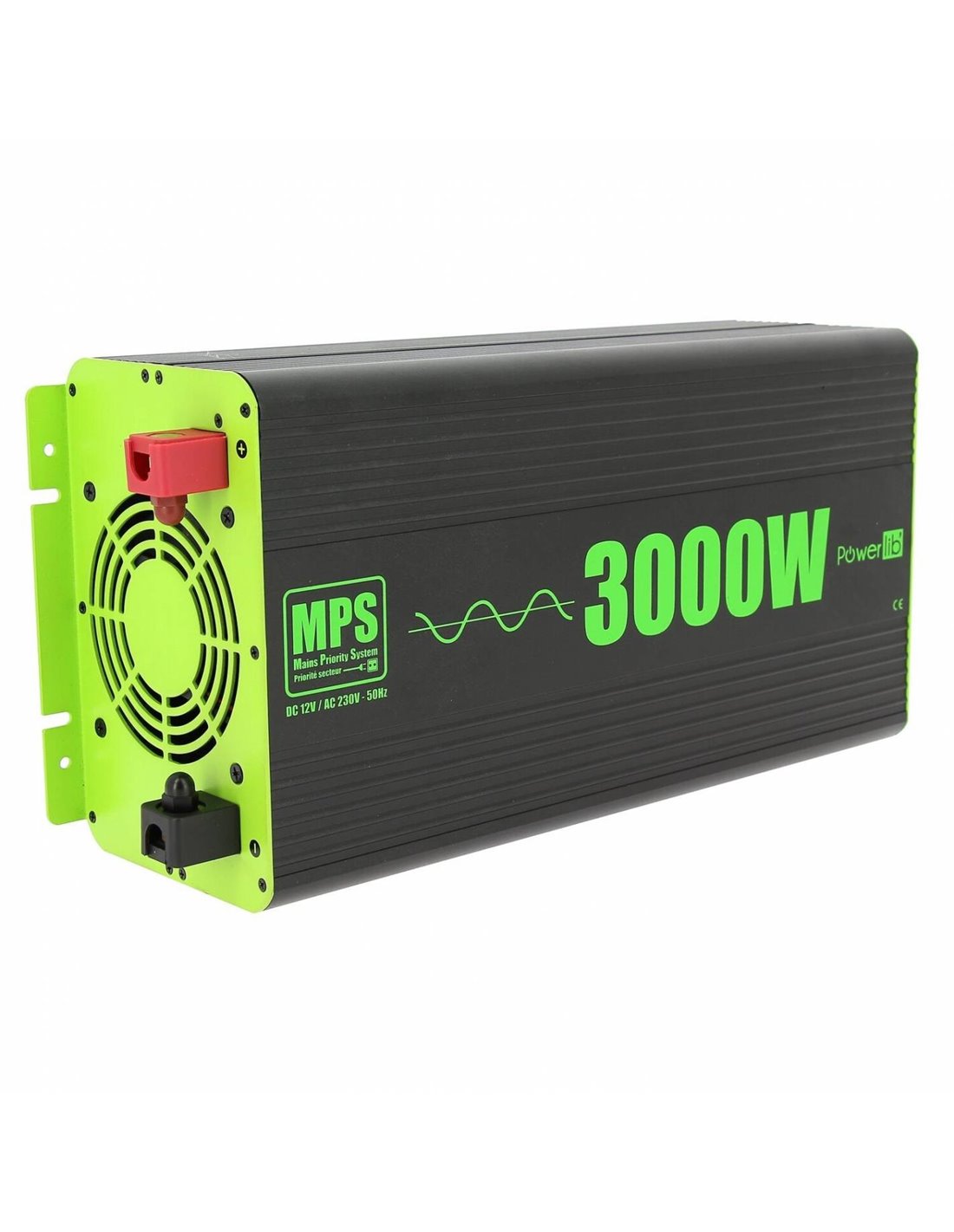 Convertisseur pure-sinus 12V 3000 Watts - Powerlib - Convertisseur ...